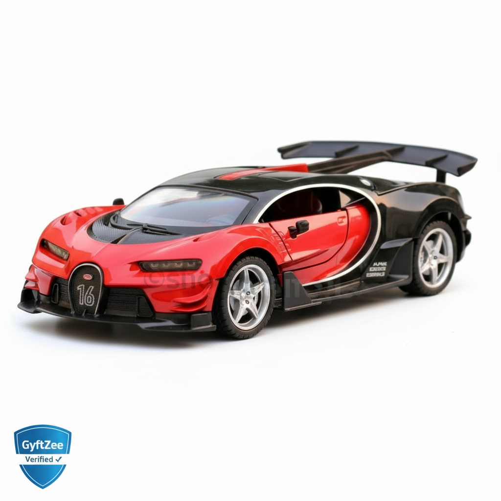 Luxury Bugatti Style RC Car Toy | Rechargeable Remote Control with Ope ...